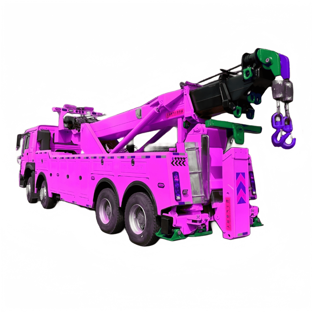 New Design Customized Towing Vehicle 50 Ton Rotator Wrecker Recovery ...