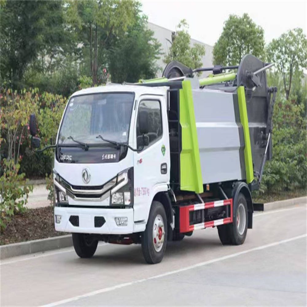 Mobile Compacting Refuse Rubbish Bin Collection Trash 6m3 8m3 Compactor ...