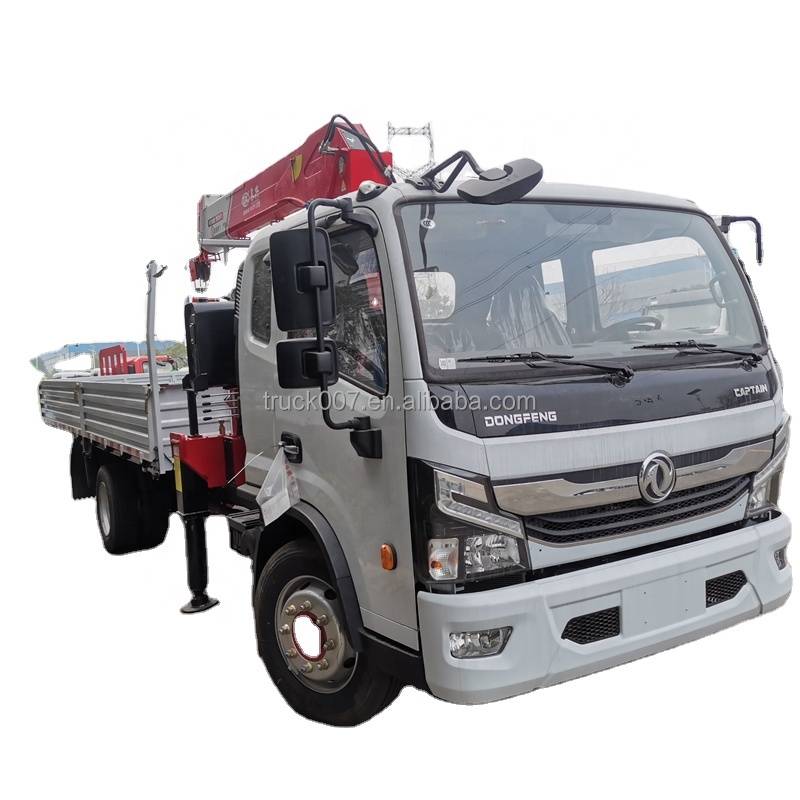 Crane Truck Factory China Famous CLW 5 Tons Versatile Truck Crane with ...