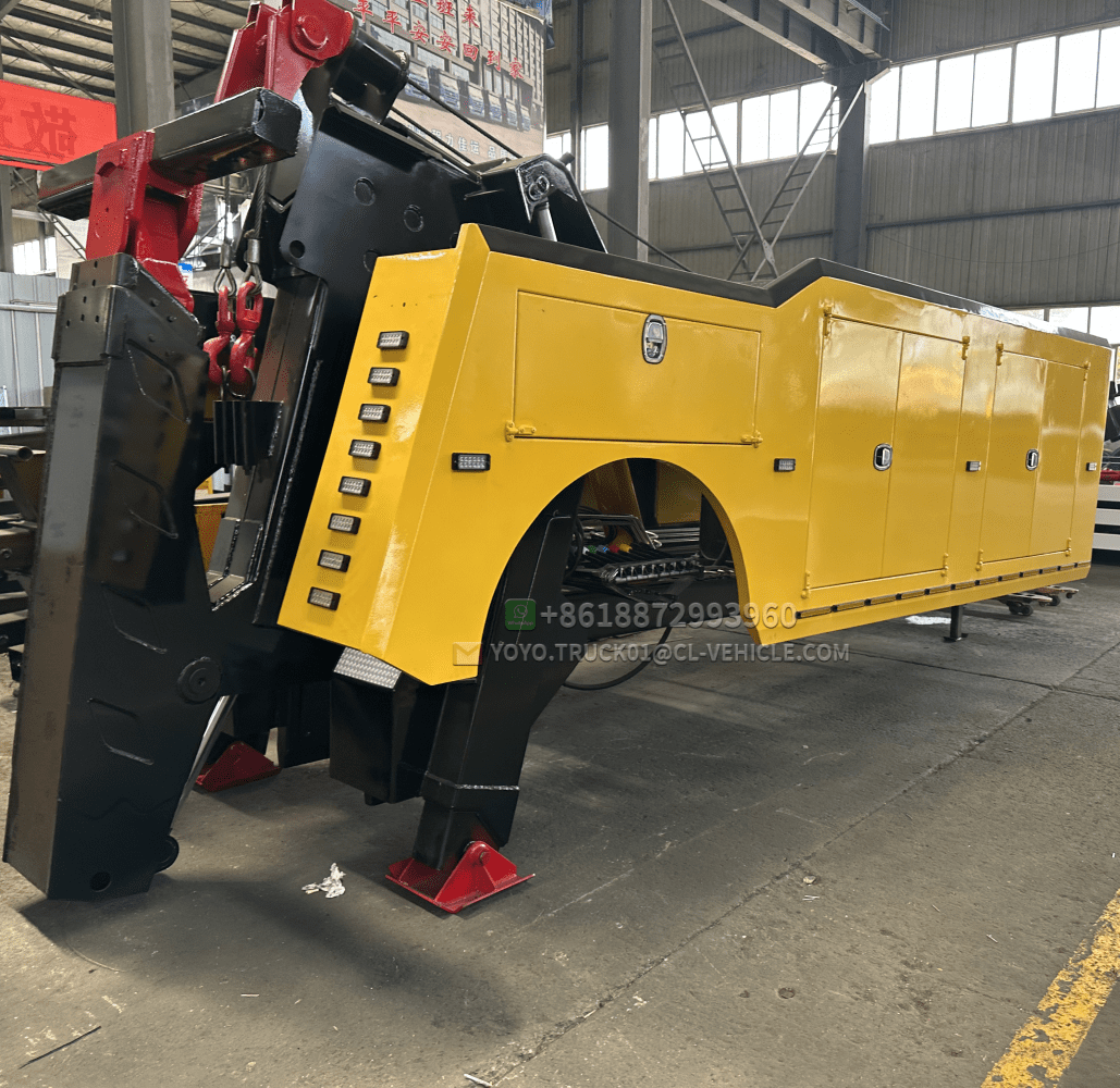 One Tow One Wrecker Body Wrecker Underlift with Side Puller 25 Tons ...